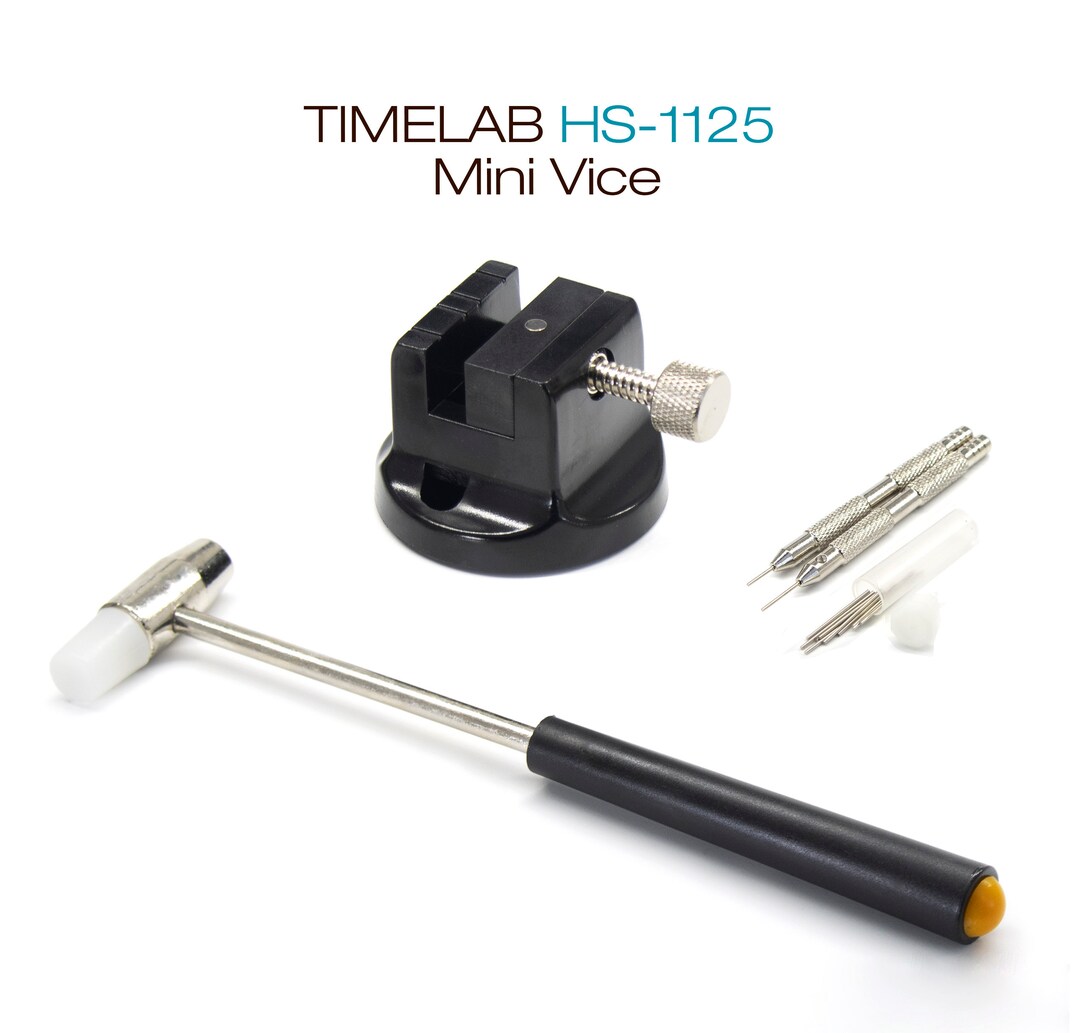 Timelab Miniature Vice Vise Watch Strap Holder Pin Punch Link Pin ...