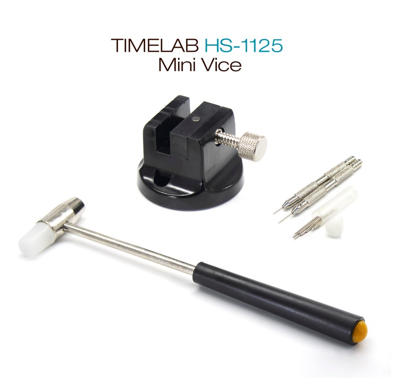 Timelab Miniature Vice Vise Watch Strap Holder Pin Punch Link Pin ...