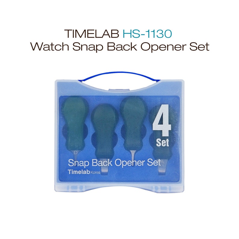 Timelab Watch Case Snap Back Knife Opener Remover Repair Set Kit Tool 4 ...