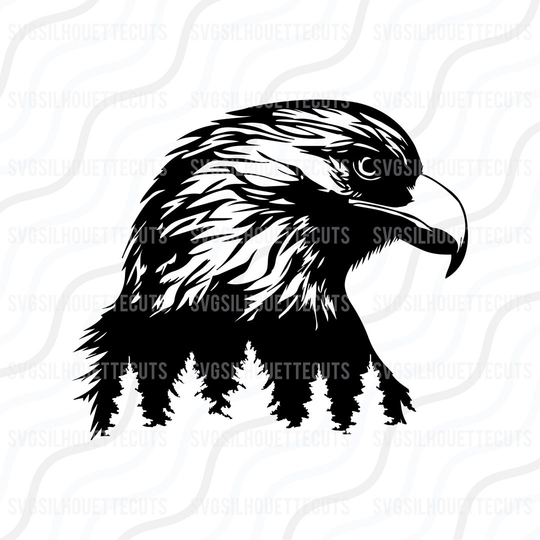 Hawk SVG, Eagle Svg, Eagle Head Svg, Camping SVG Cut Table Design,svg ...