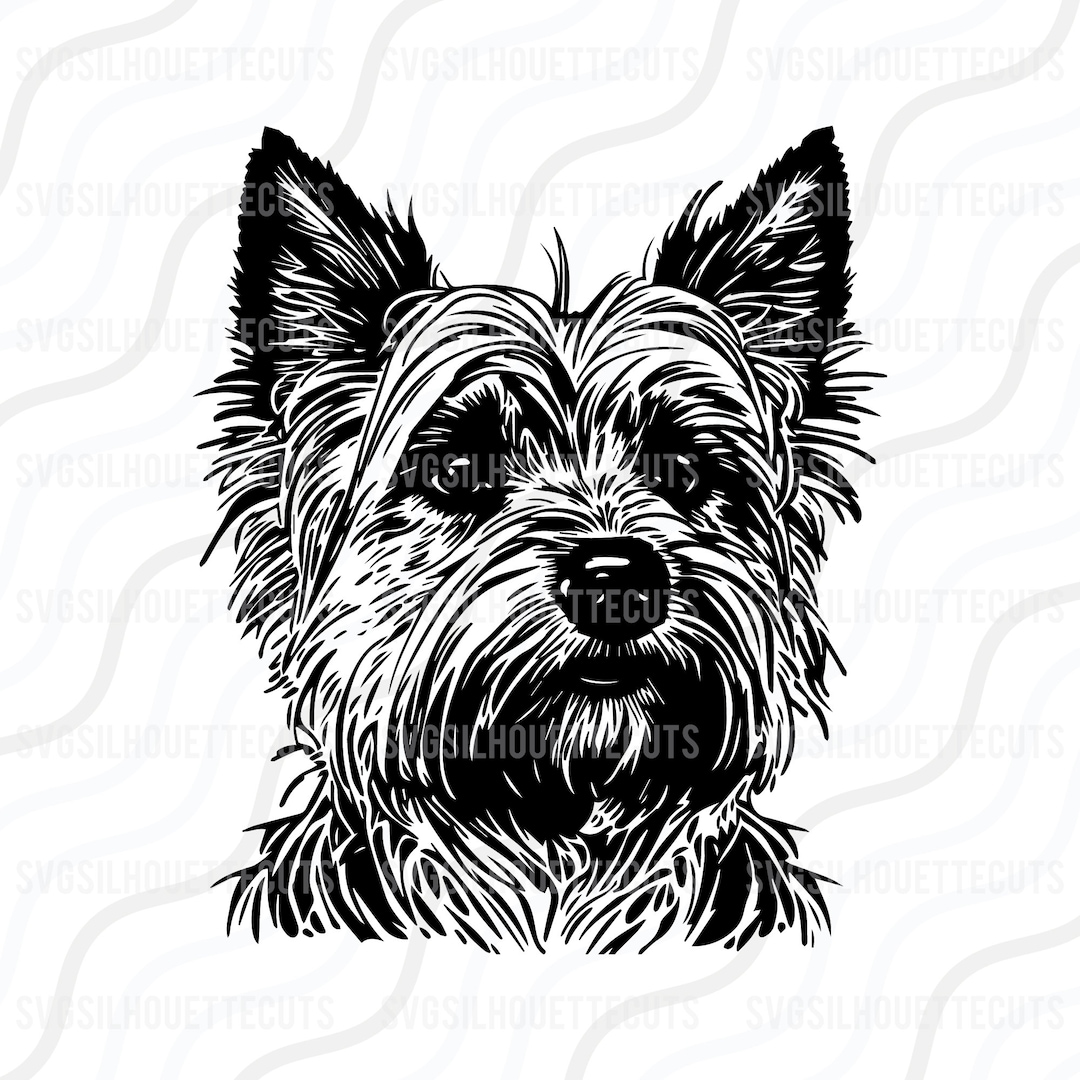 Yorkshire Dog SVG, Dog Svg, Yorkshire Silhouette SVG Cut Table Design ...