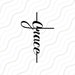 Grace Cross SVG: Religious Cut File for Cricut & Silhouette (digital ...
