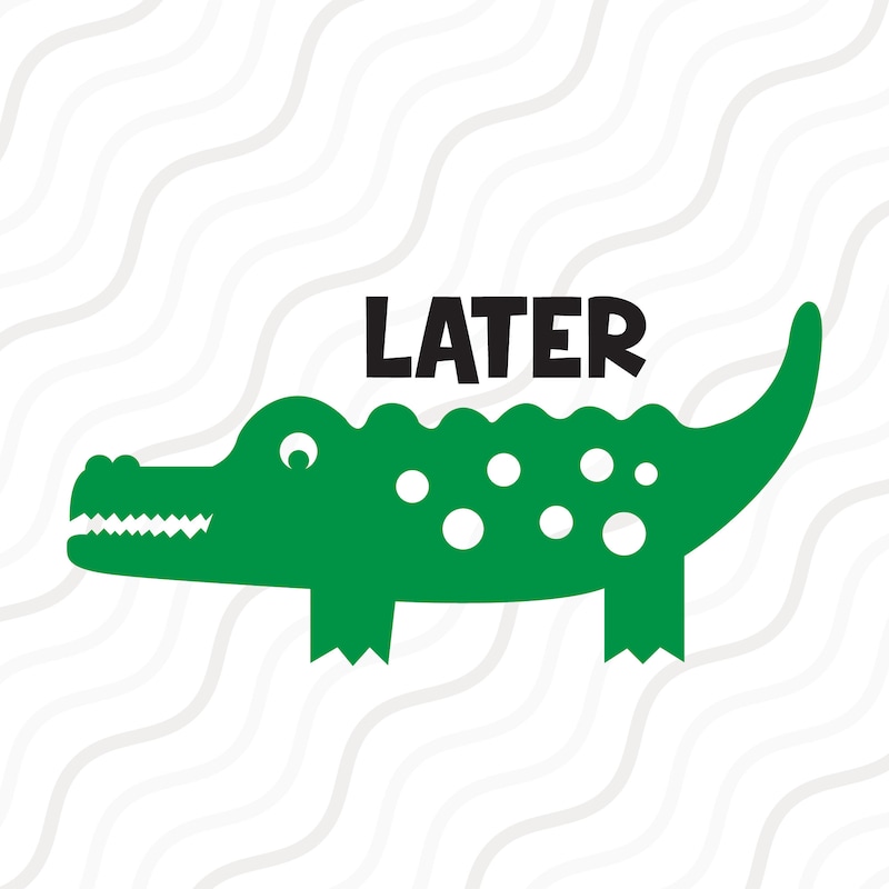Later Alligator - Etsy