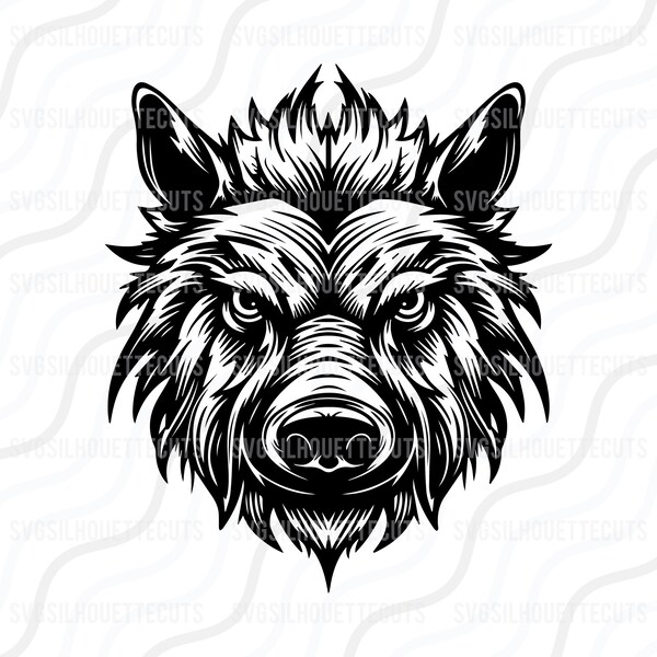 Wild Boar Silhouette - Etsy