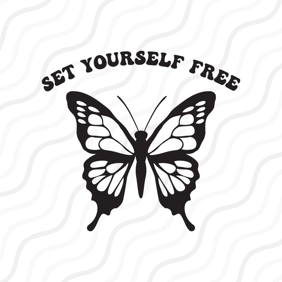 Set Yourself Free SVG, Positive Svg, Inspirational Quotes SVG Cut Table ...
