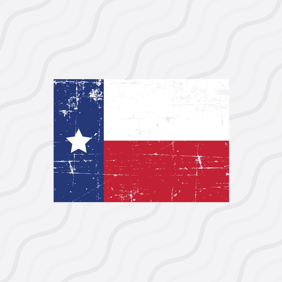 Texas Distressed Flag SVG, Texas Svg, Distressed Flag SVG Cut Table ...