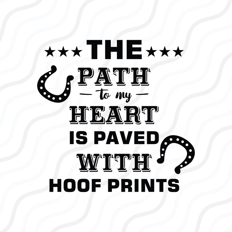 Horse Hoof Print - Etsy