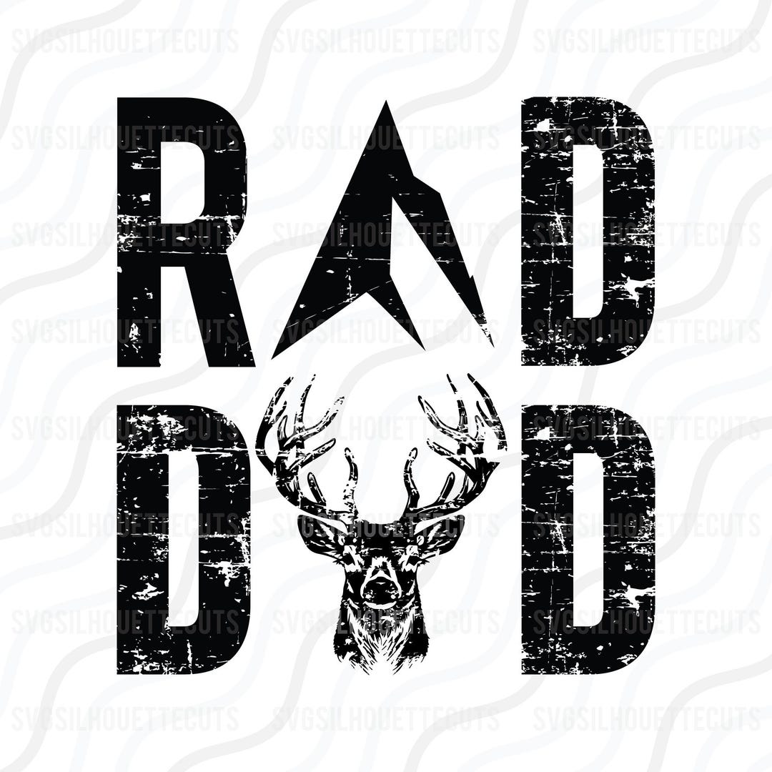 Rad Dad SVG, Hunting Dad SVG, Father's Day SVG Cut Table Design,svg,dxf ...