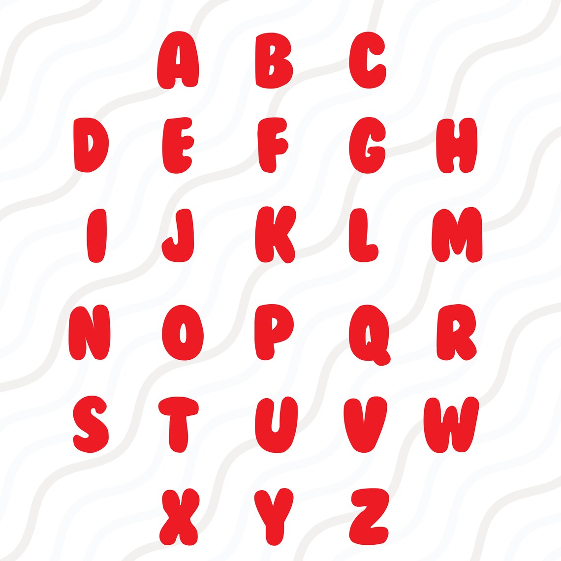 Bubble Font SVG Alphabet Svg Monogram Alphabet SVG Fonts - Etsy Canada
