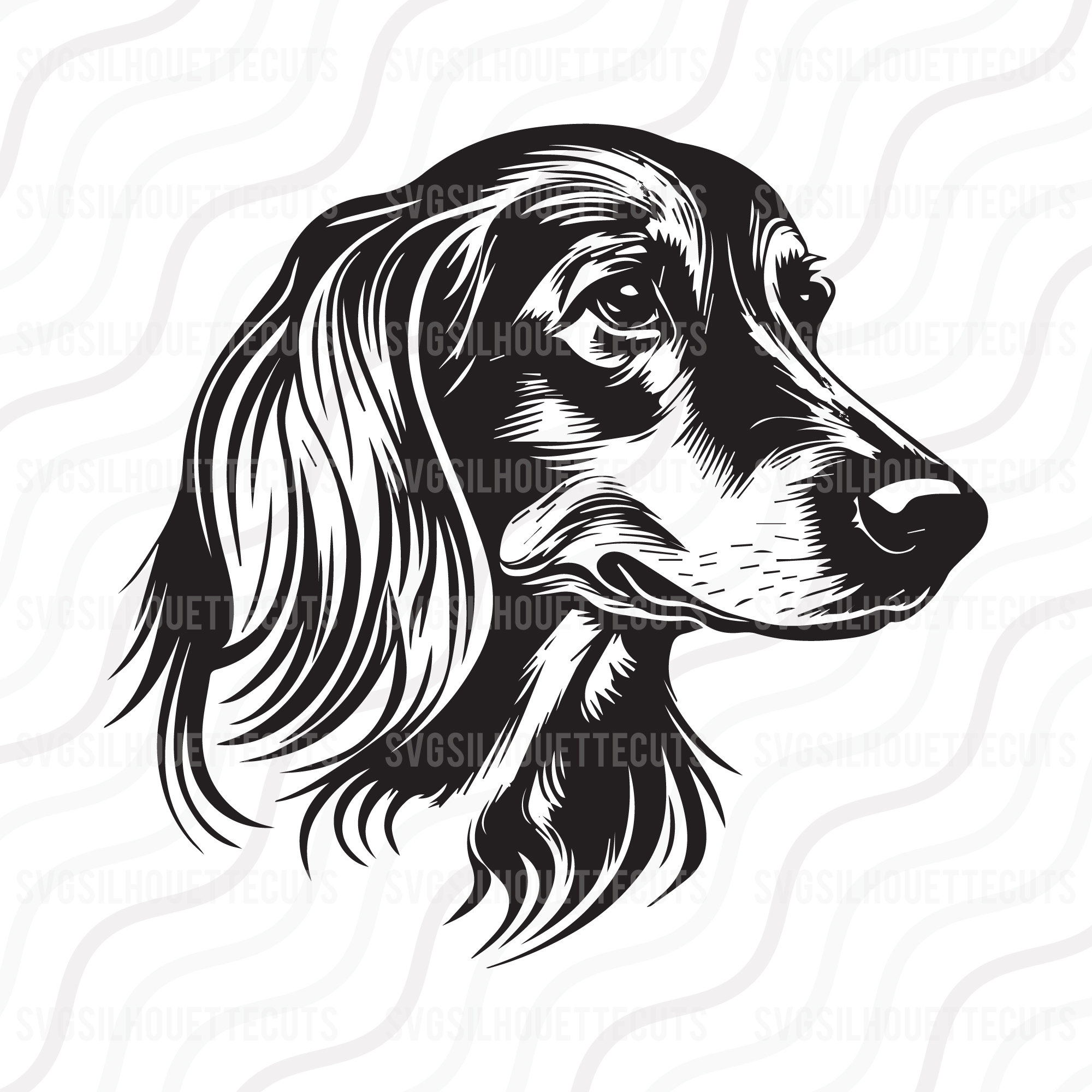 Dachshund Dog SVG Dog Svg Dachshund Head Silhouette SVG Cut - Etsy Canada