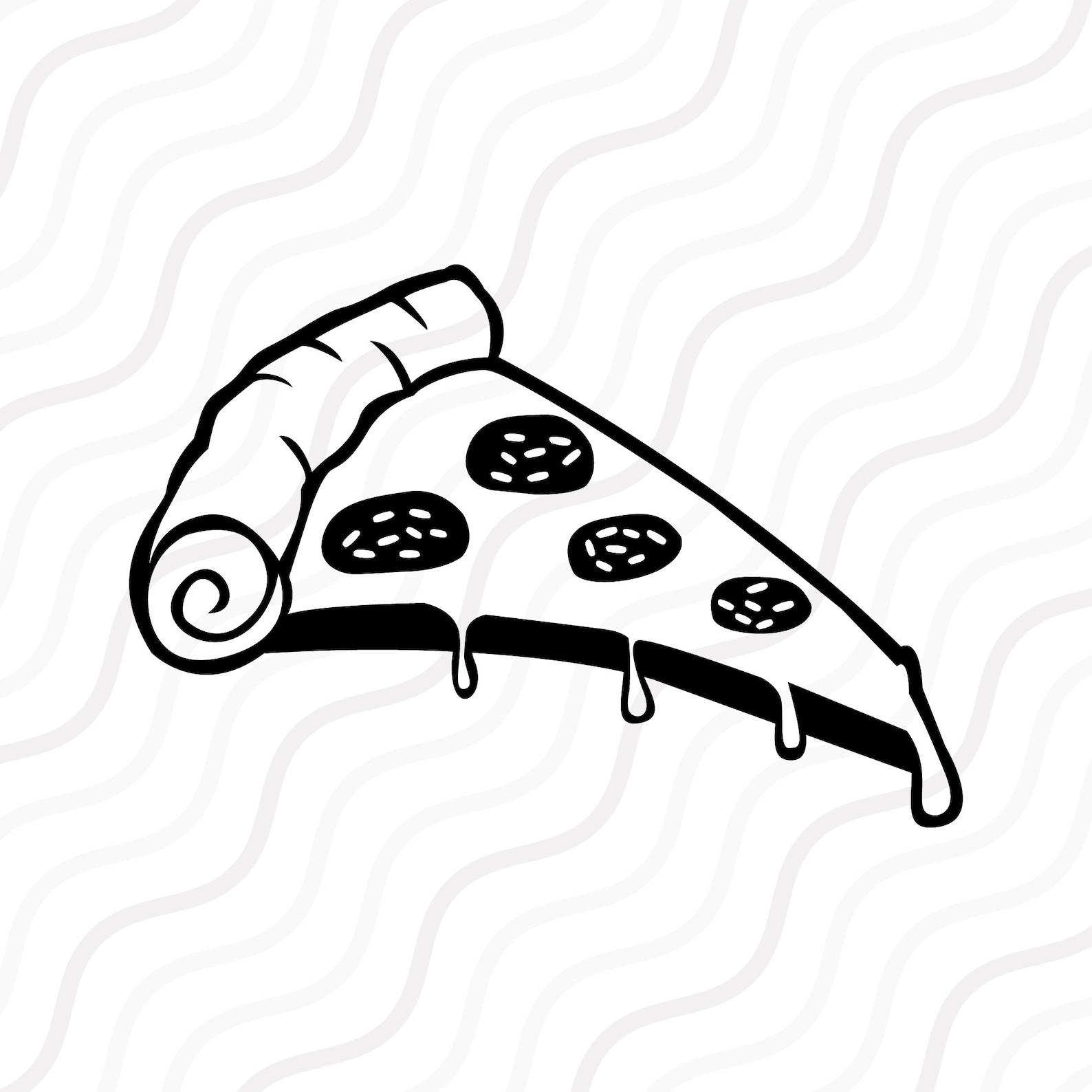 Slice of Pizza SVG Pizza SVG Pepperoni Pizza SVG Cut Table - Etsy