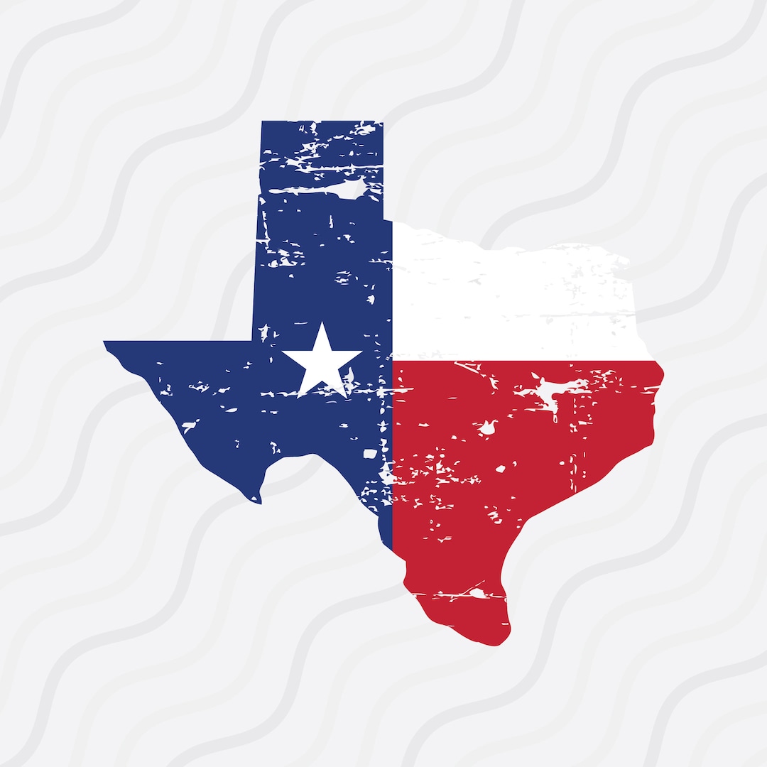 Distressed Texas Flag SVG: Cut File Design (digital Download) - Etsy