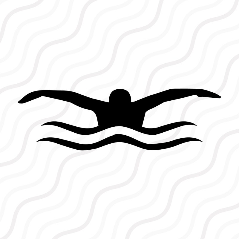 Swimmer Svg - Etsy