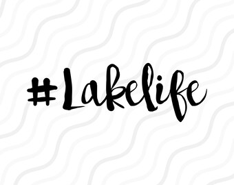 Lake life clip art | Etsy