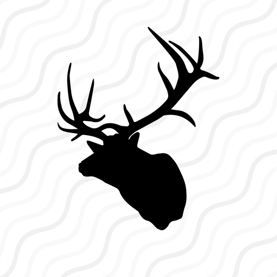 Wapiti SVG Elk Svg Elk Head Svg Hunting SVG Cut Table - Etsy
