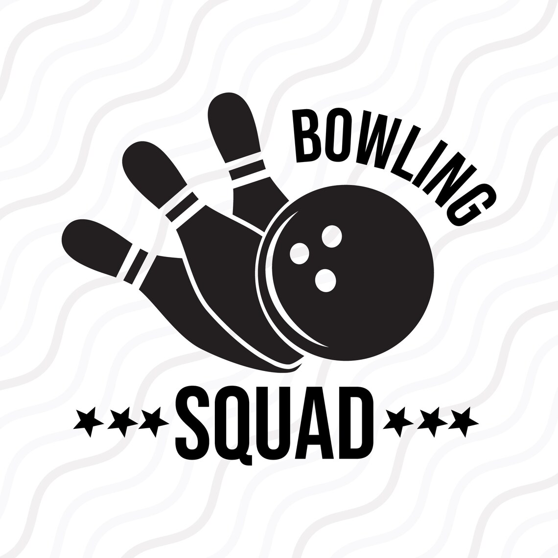 Bowling Squad SVG Bowling SVG Sport SVG Cut Table - Etsy