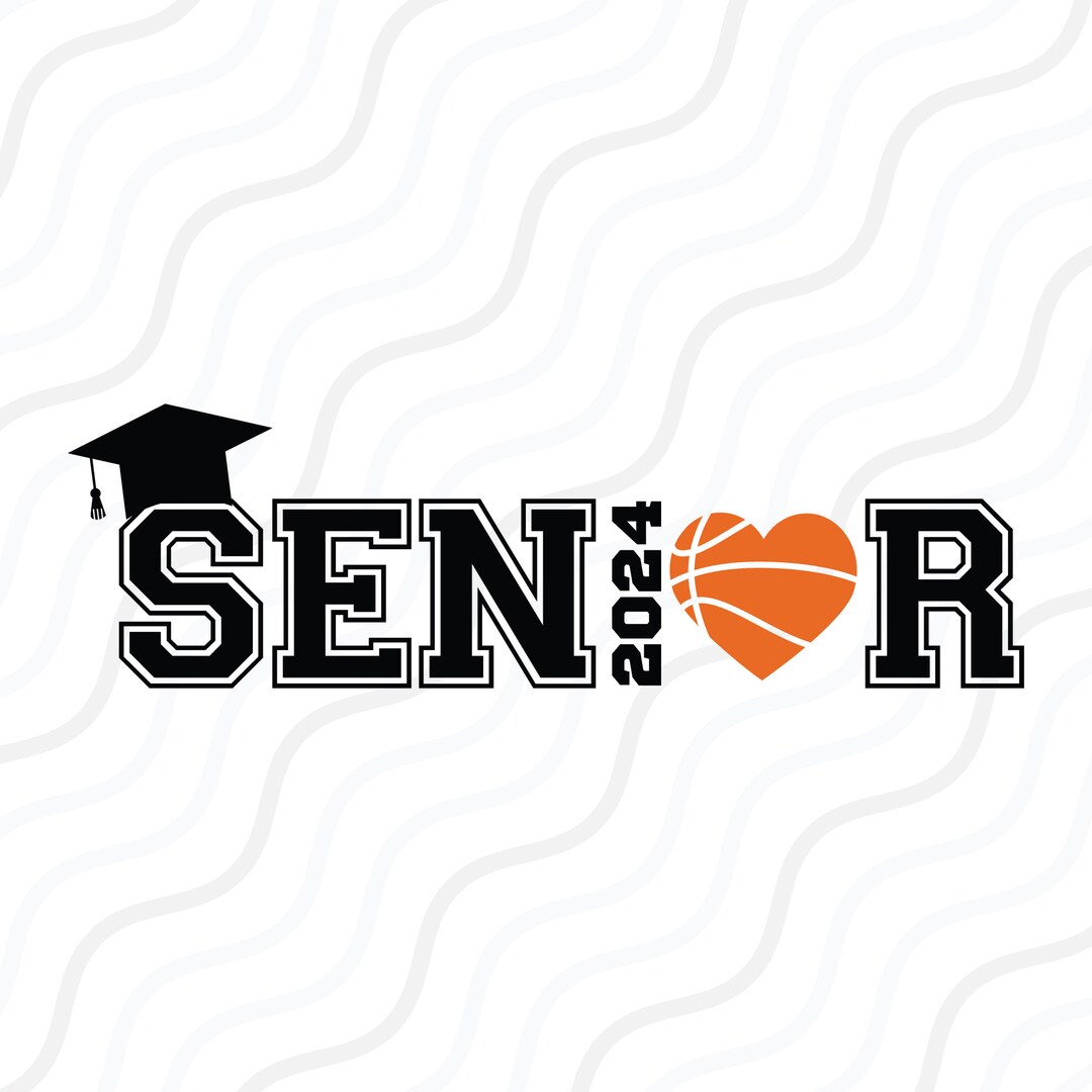 Basketball Senior 2024 SVG, Graduation Svg, Basketball SVG Cut Table ...