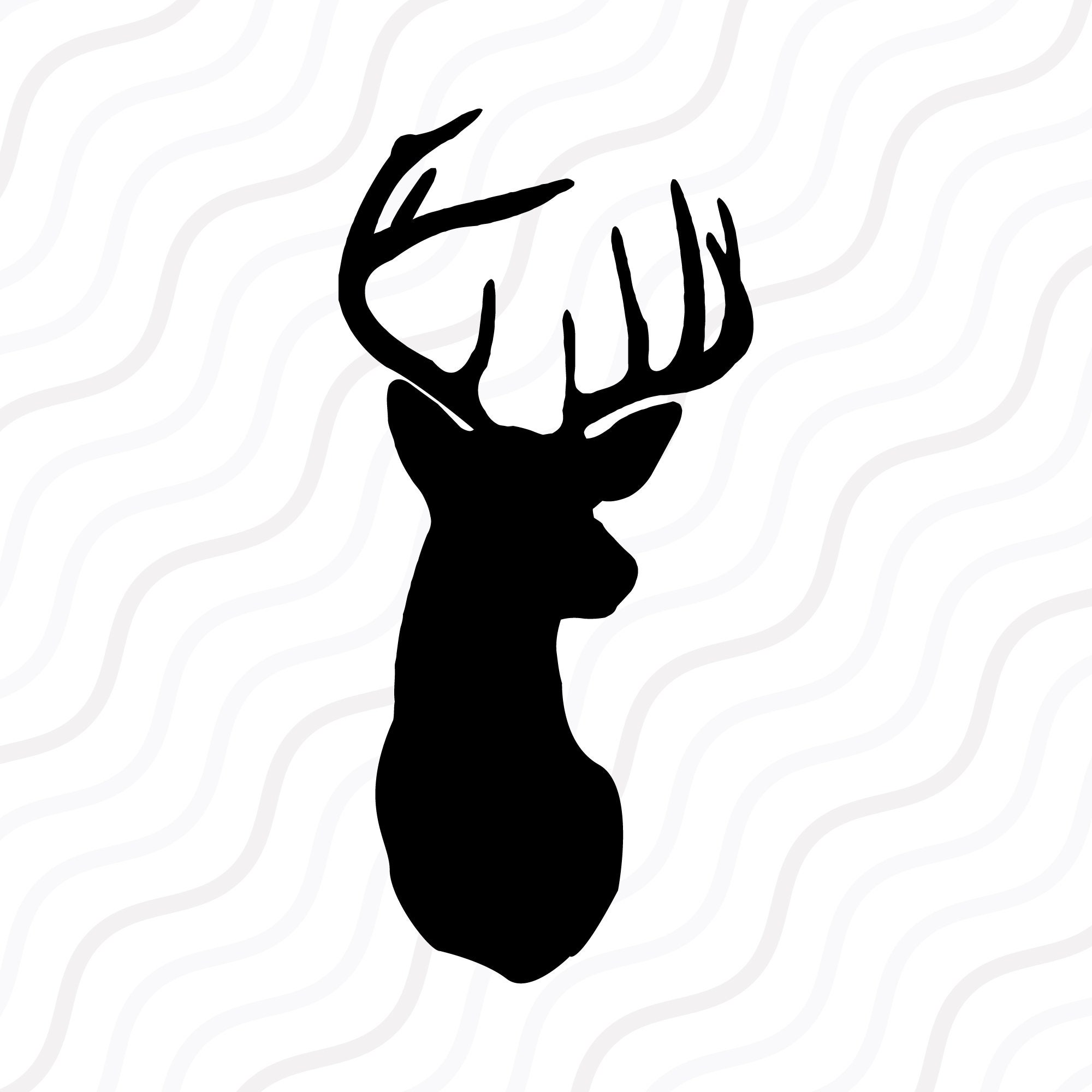 Hirschkopf SVG Hirschkopf PNG Buck svg Hirsch Svg ElchKopf - Etsy ...