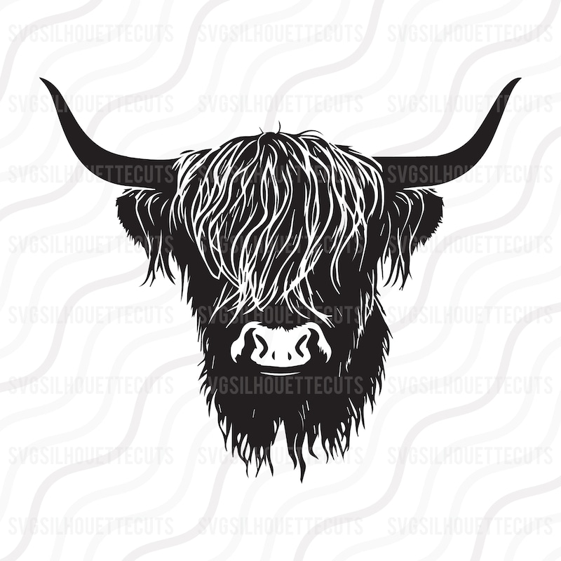 Cow Head Svg - Etsy