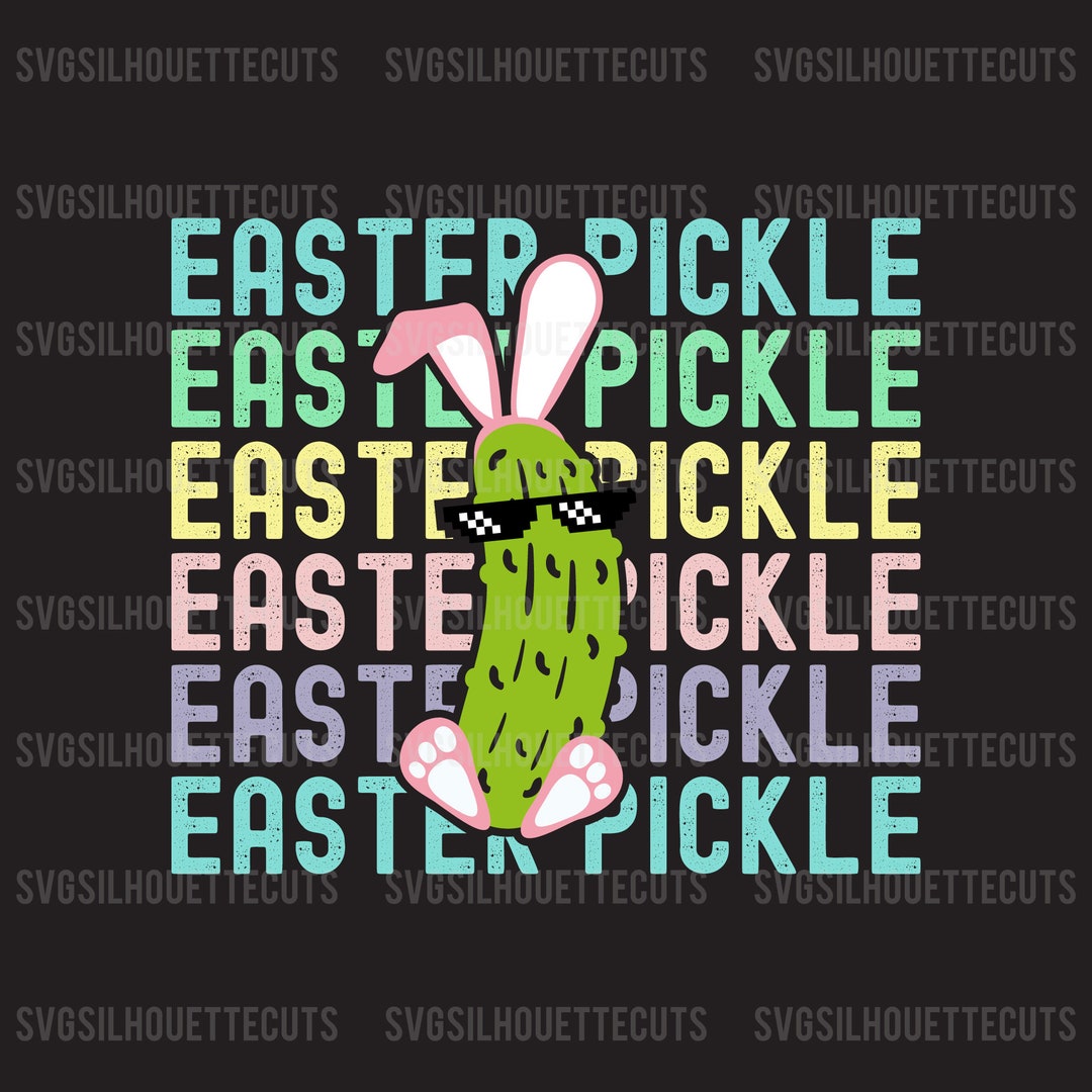 Easter Pickle Sublimation Designs Downloads, Happy Easter Png, Pickle ...