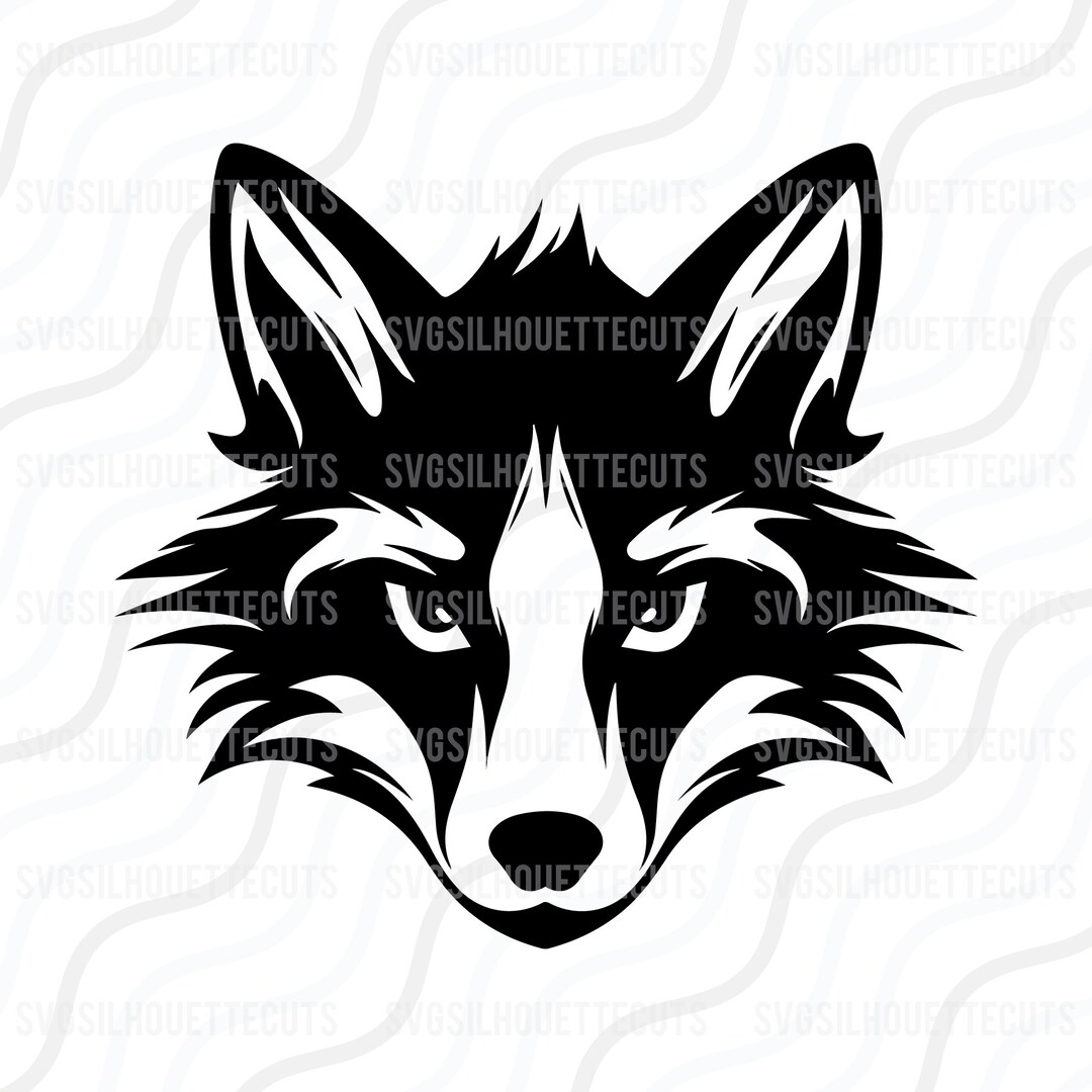 Fox Head SVG, Fox Face Svg, Fox Silhouette SVG Cut Table Design,svg,dxf ...