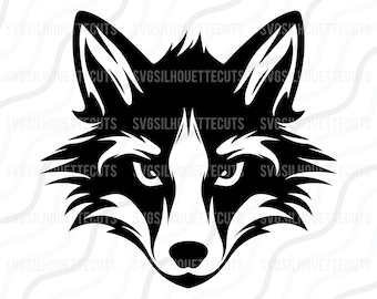 Fox Head SVG - Etsy