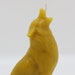 Pure Beeswax Howling Wolf Candle, 100% Beeswax, Handmade - Etsy