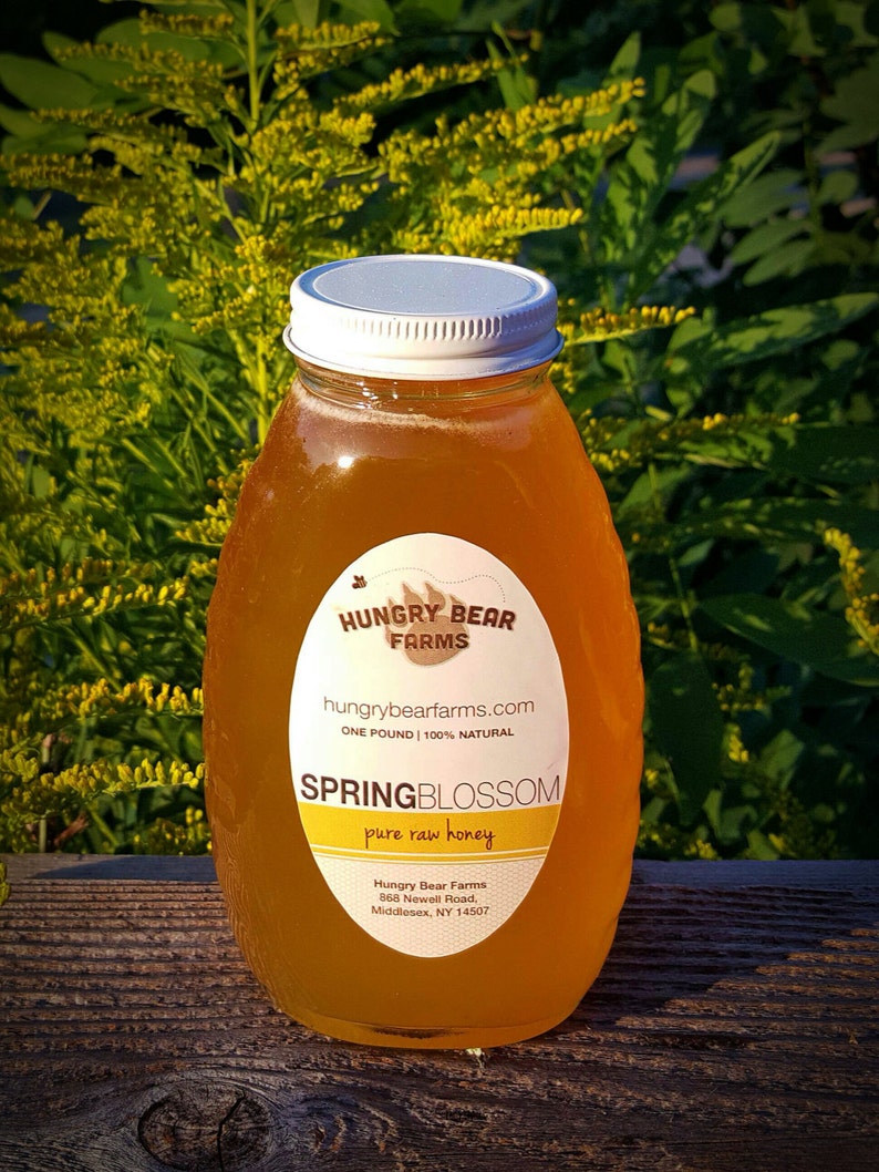 Pure Raw Honey 5 Lb Jar Local Honey Lightly Strained Great | Etsy