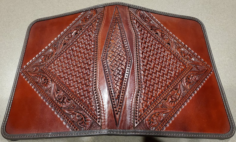 Handmade Custom Leather Portfolio (made to Order - Full Leather ...