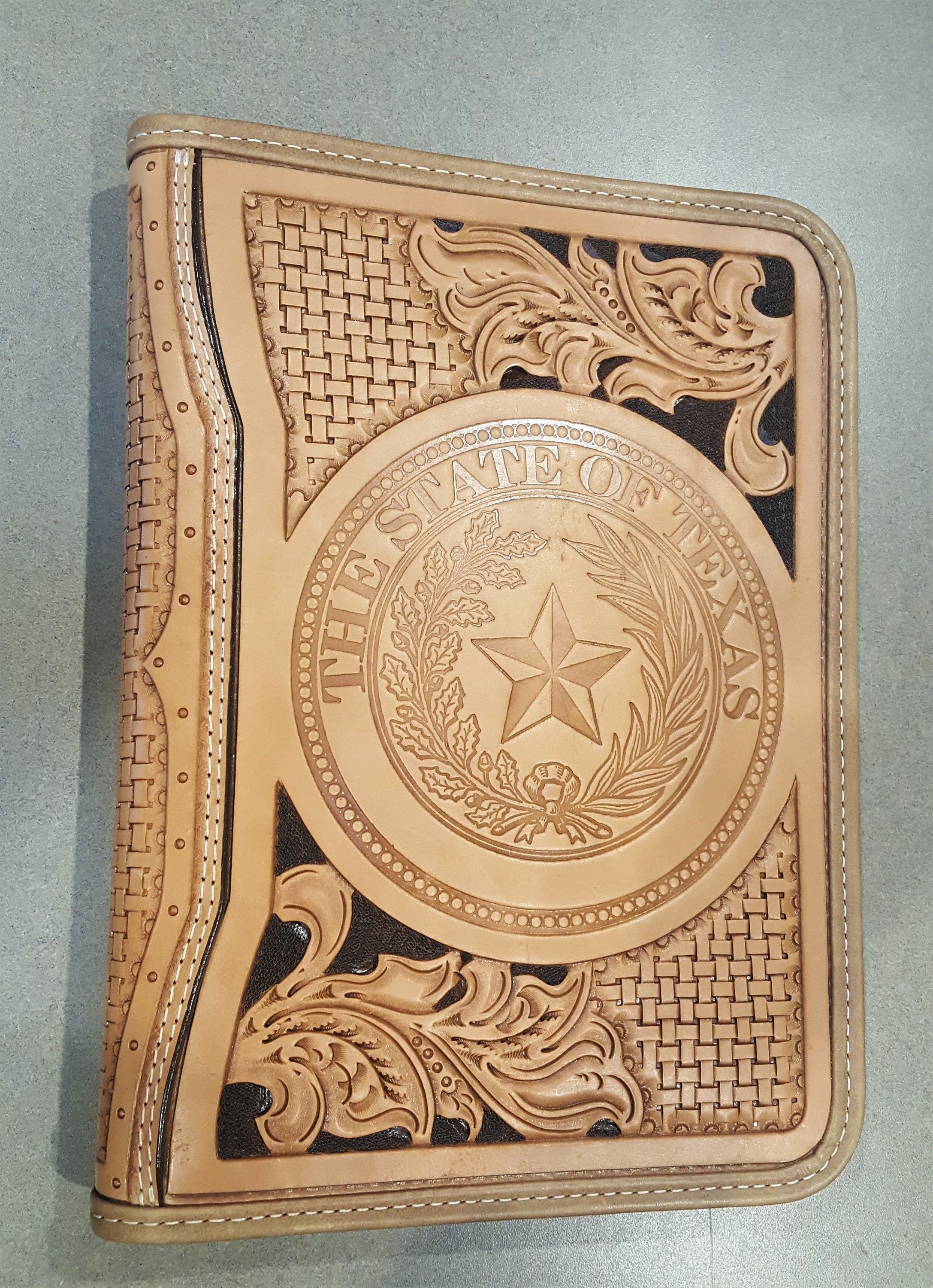 Handmade Custom Leather Portfolio made to Order Full Leather Interior ...