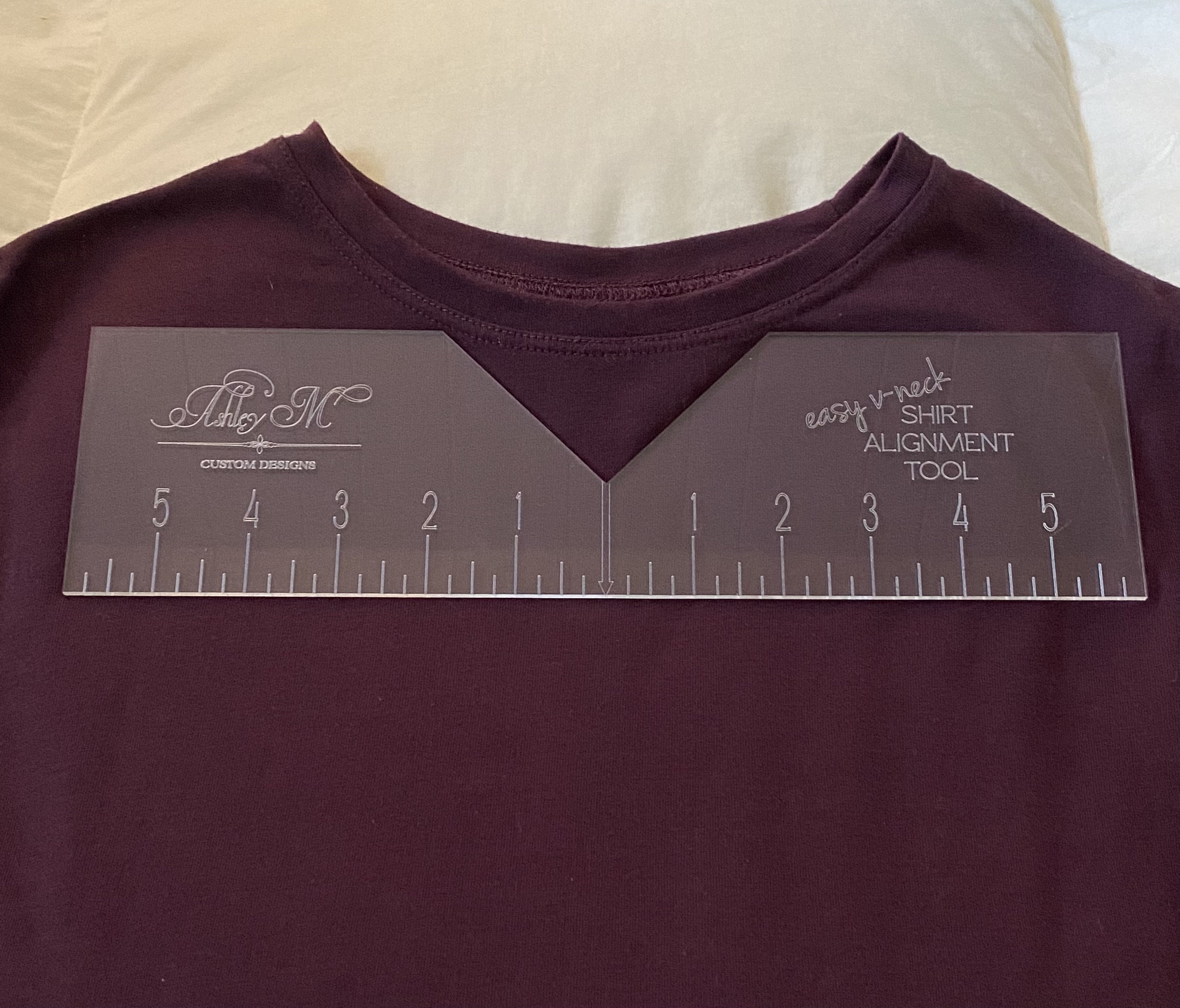 T-shirt Design Alignment Tool Shirt Design Placement Ruler | Etsy