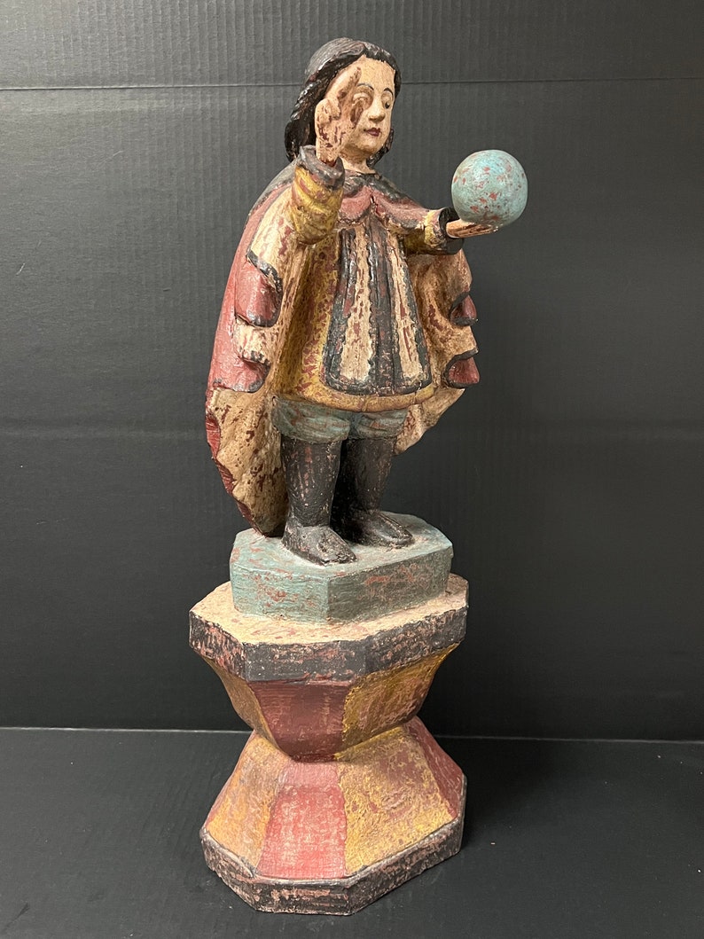 Carved Wood Philippine Religious Large Santo Nino Sculpture - Etsy