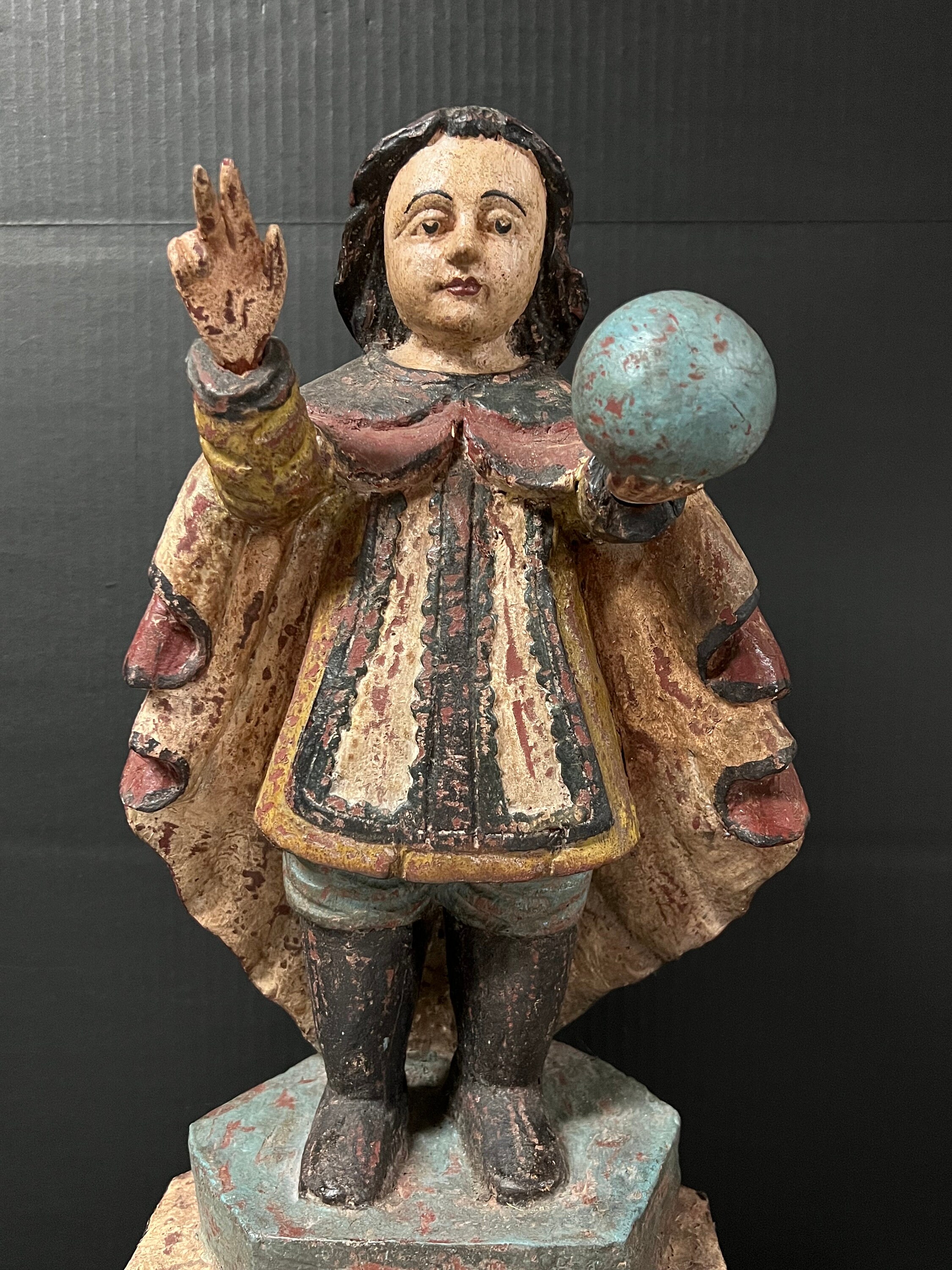 Carved Wood Philippine Religious Large Santo Nino Sculpture - Etsy