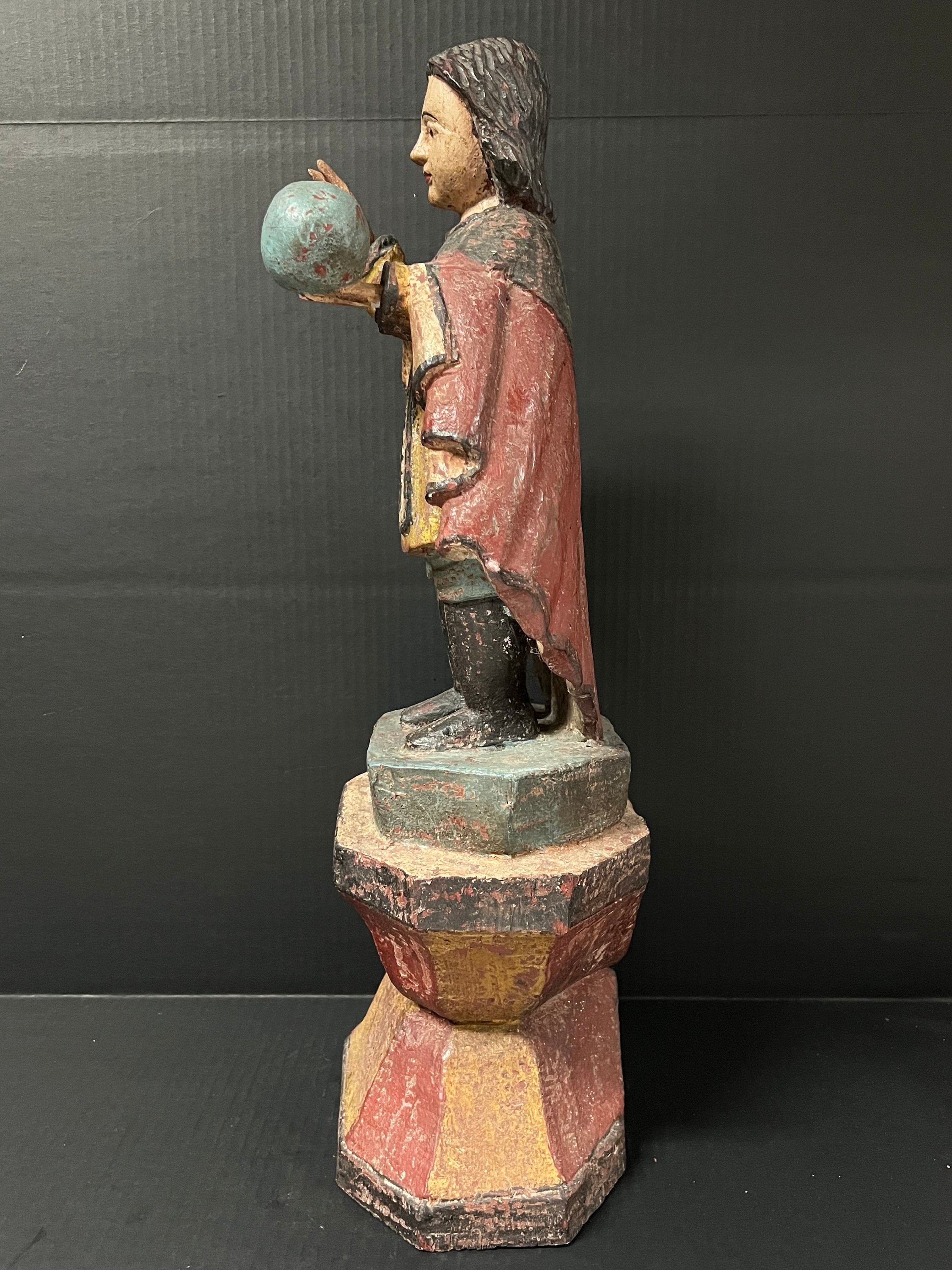 Carved Wood Philippine Religious Large Santo Nino Sculpture - Etsy