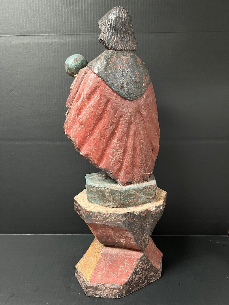 Carved Wood Philippine Religious Large Santo Nino Sculpture - Etsy