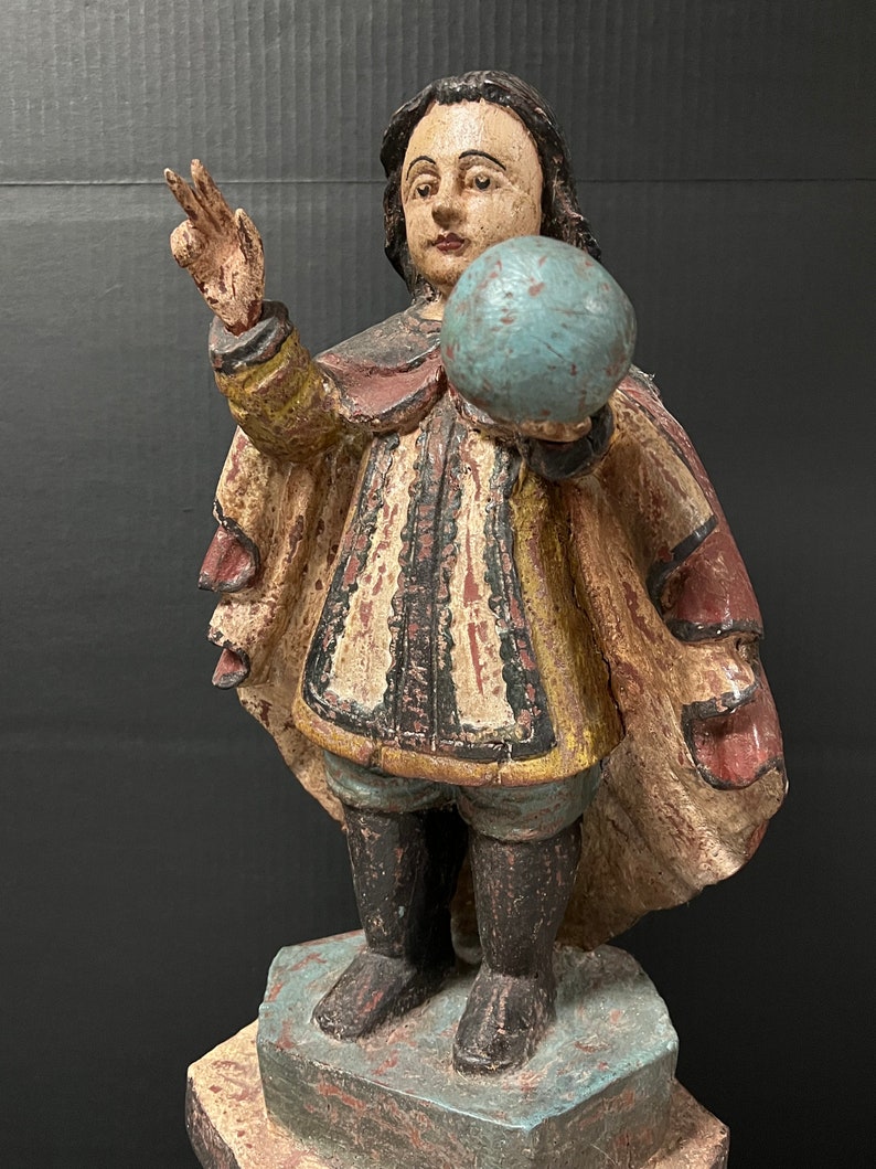 Carved Wood Philippine Religious Large Santo Nino Sculpture - Etsy