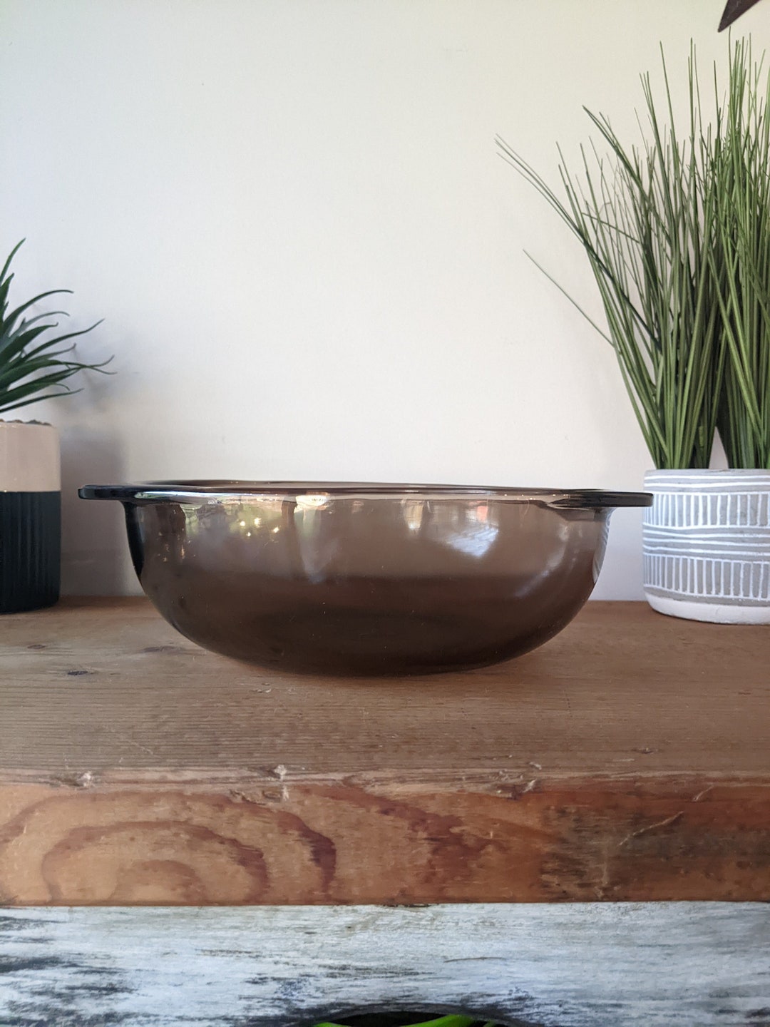 Vintage Pyrex Amber Glass 024 2QT Casserole Dish Mixing Bowl / Pyrex ...