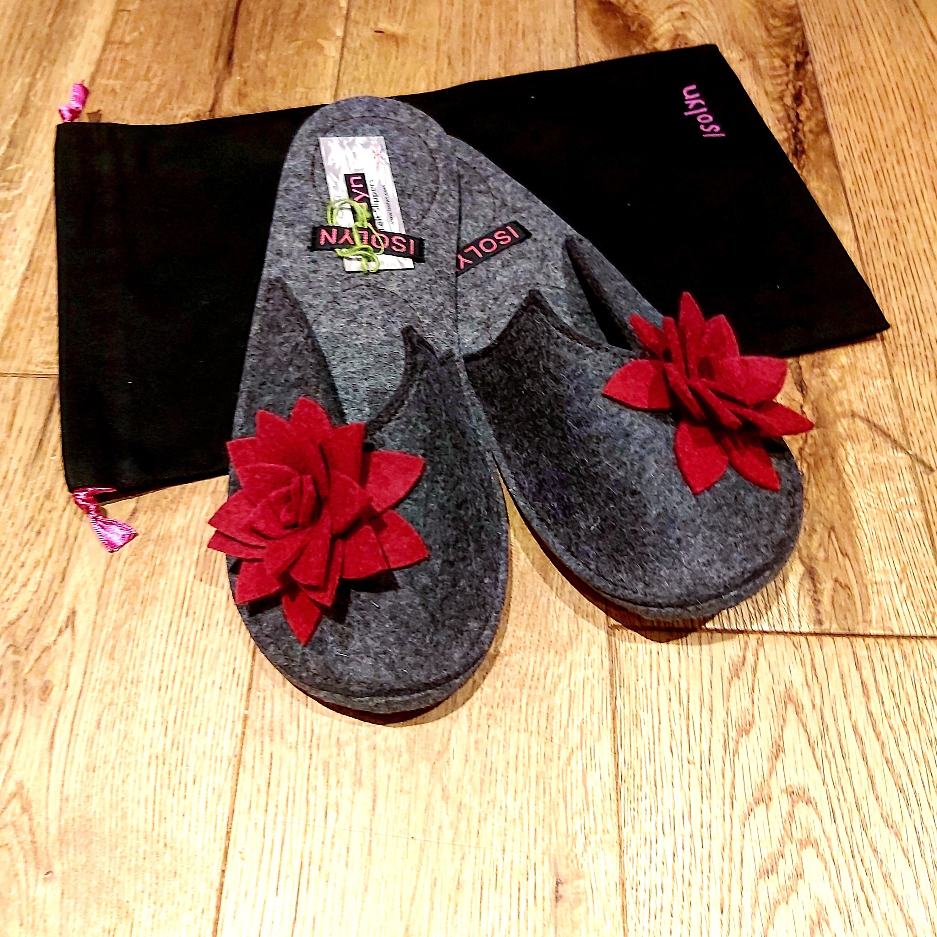 Isolyn Suzie Slipper With Lily Flower Very Comfortable With - Etsy