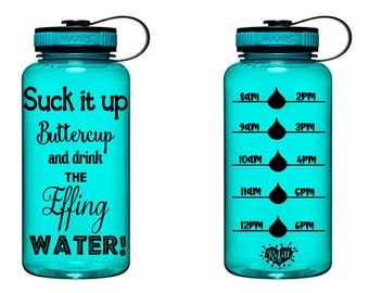Funny water bottle | Etsy