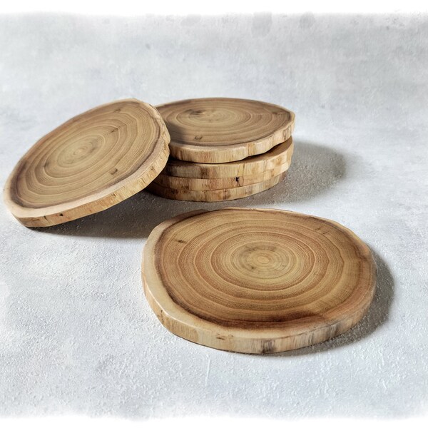 Wood Drink Coasters - Etsy