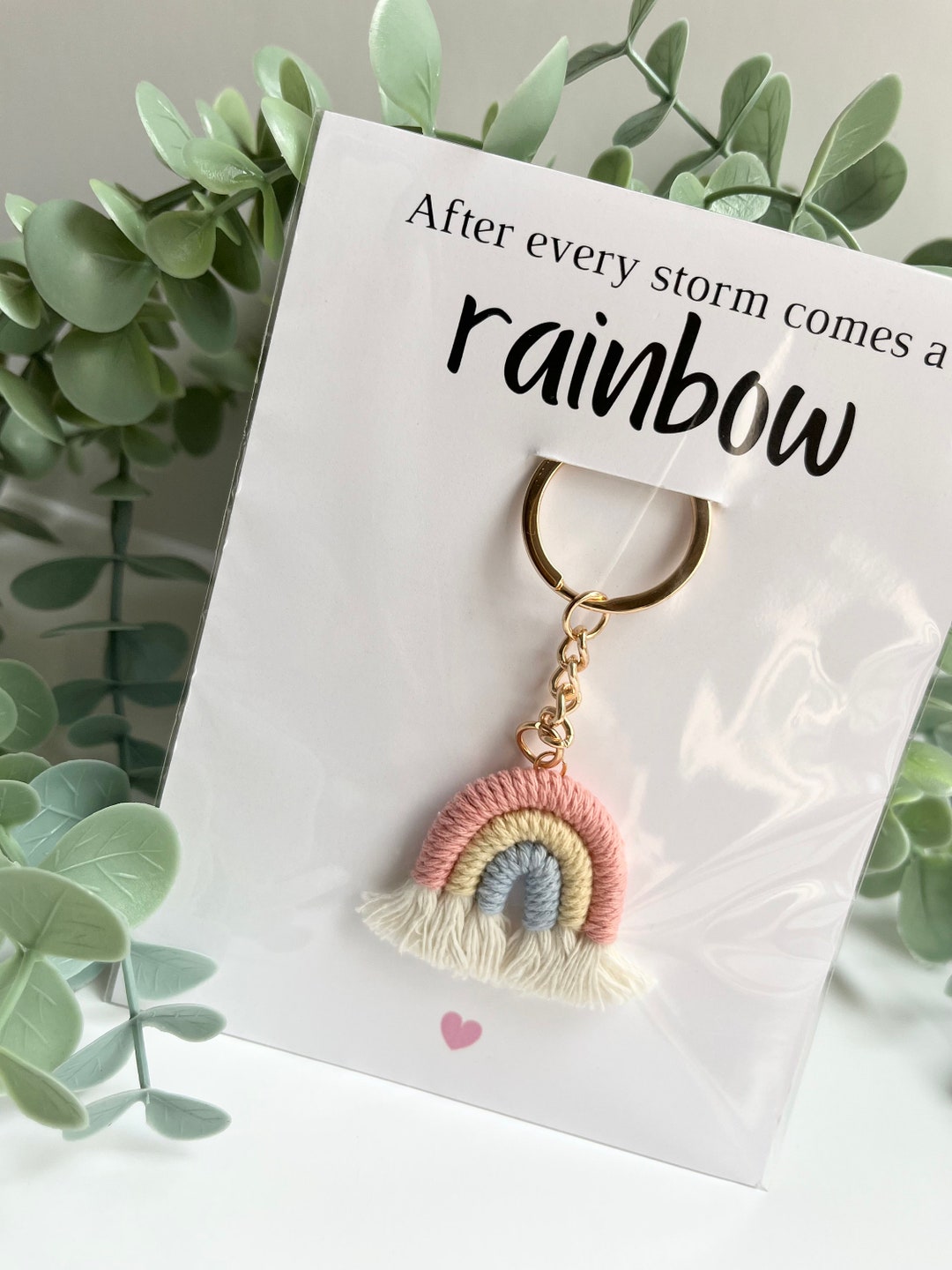 Rainbow Baby Rainbow Keychain Rainbow Baby Gift Get Well Soon Thinking ...