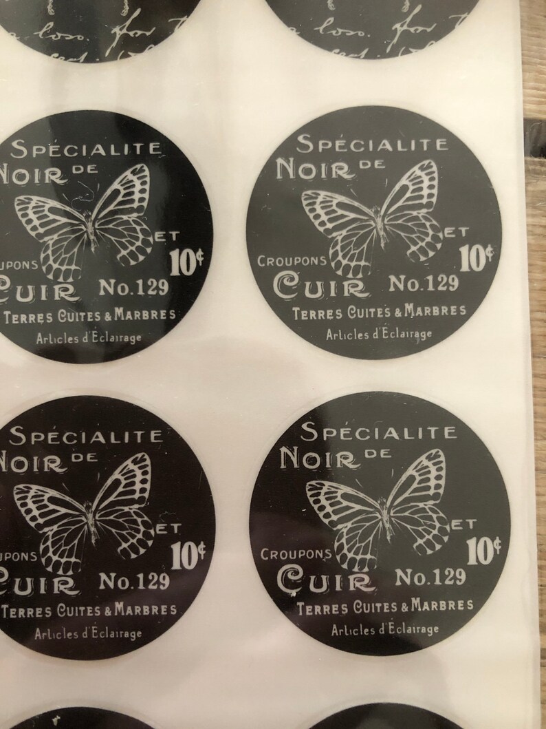 Knob Transfers French Noir Re-design With Prima Decals - Etsy UK