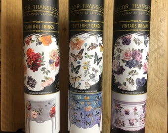 Knob Transfers French Noir Re-design With Prima Decals | Etsy UK