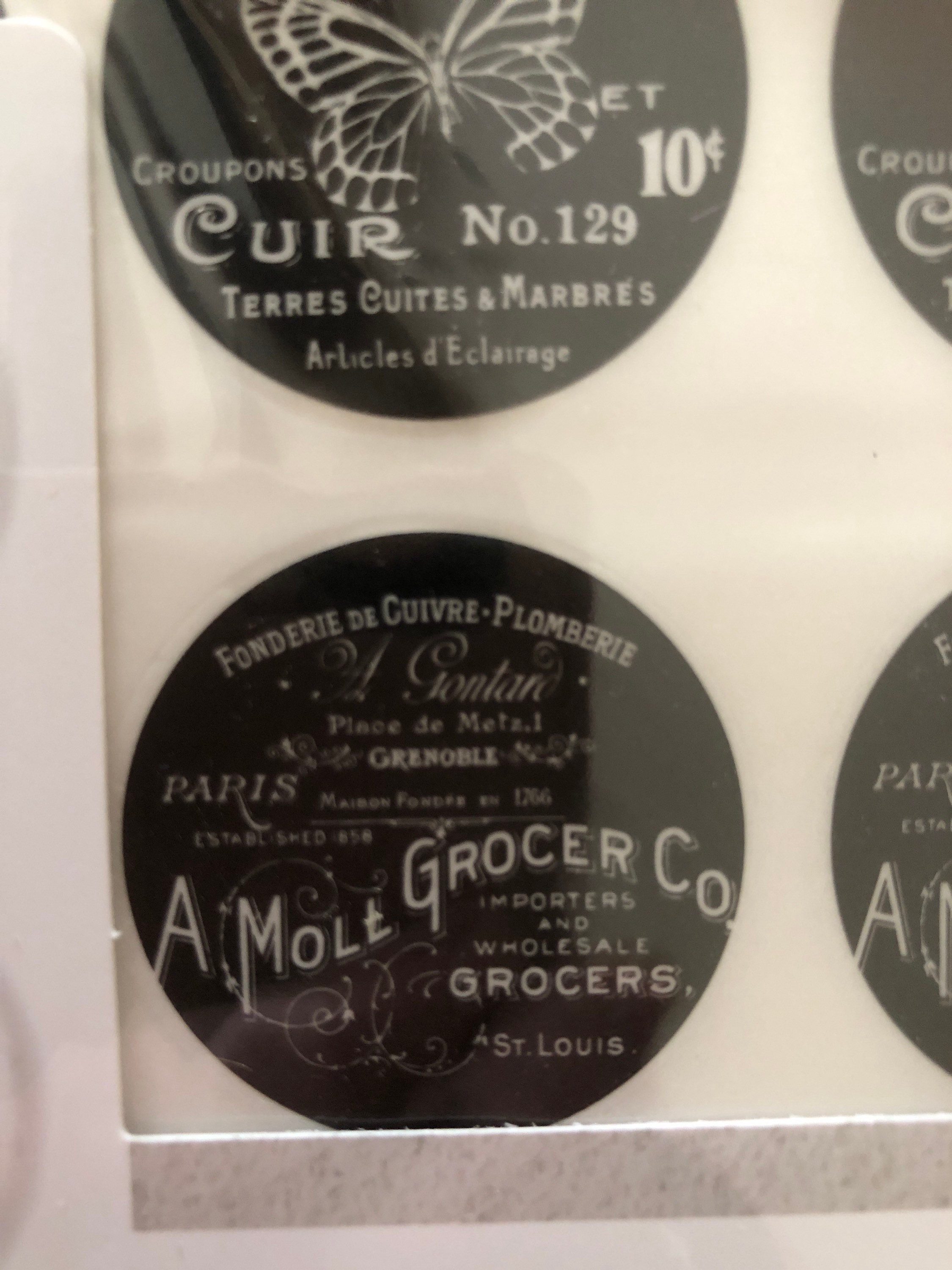 Knob Transfers French Noir Re-design With Prima Decals - Etsy UK