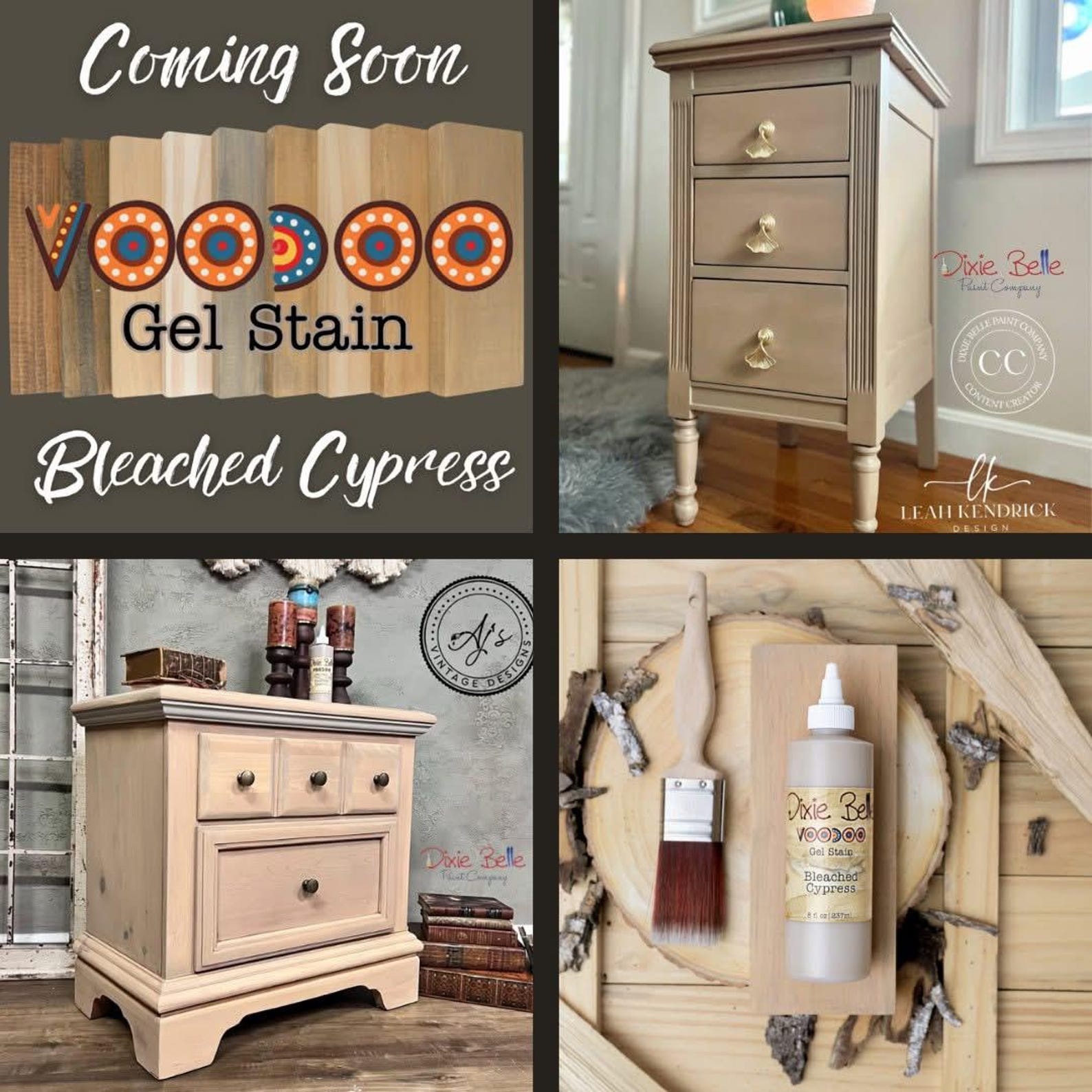Voodoo Gel Stain - Dixie Belle Paint - Water Based Furniture Stain ...
