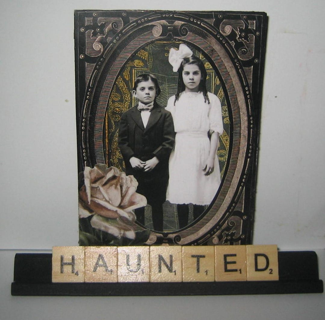 Altered Scrabble Rack With "haunted" Word Tiles - Etsy