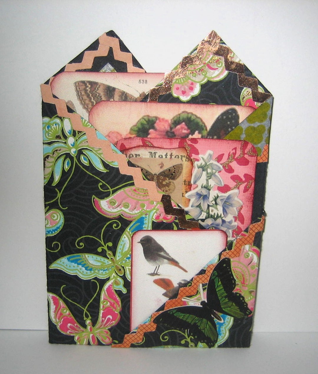 Loaded Folded Paper Pockets - Butterflies Theme - Etsy