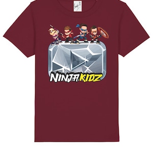 Inspired New Ninja Kidz Tv Merch Kids 2023 T-shirts Gaming Team Tee Top ...