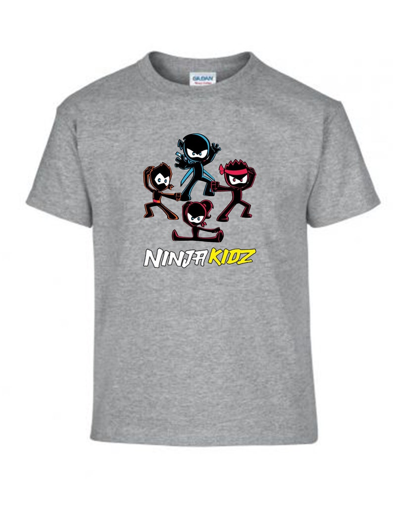 New Ninja Kidz Tv Kids 2021 T-shirt Gaming Team Top Tee Cwc - Etsy UK