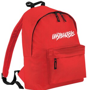 Youth Kids UNSPEAKABLE INSPIRED Gym School Backpack MERCH - Etsy UK